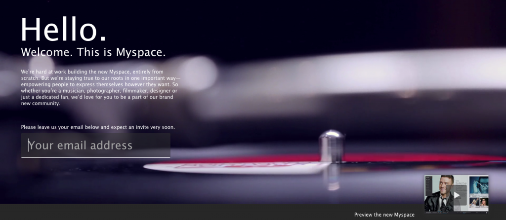 The New MySpace - Bringing "Teh Sexy" Back?