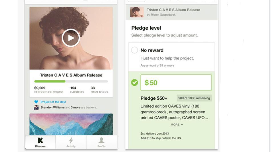 Check Out the Latest Startups with the New Kickstarter Mobile App